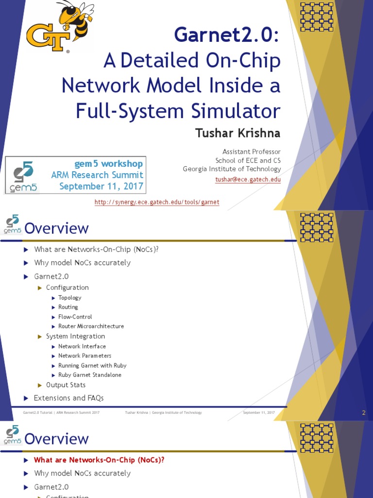 Garnet2.0: A Detailed On-Chip Network Model Inside a Full-System ...