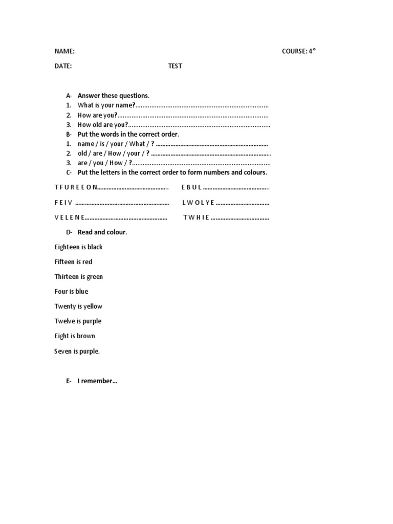 4to Colours | PDF