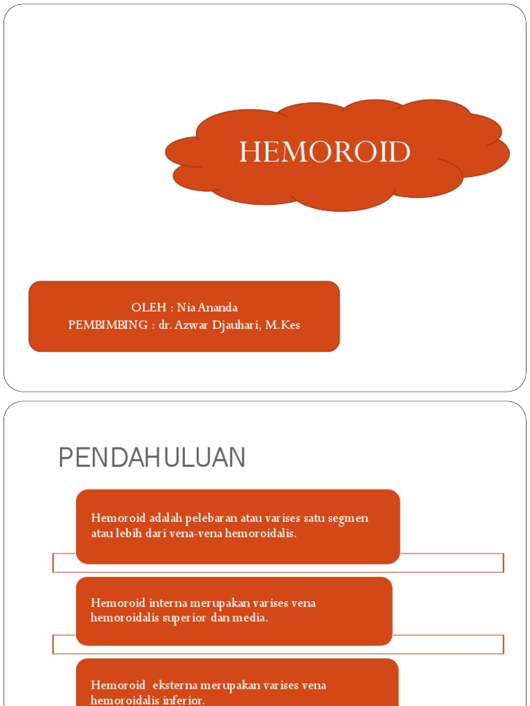 Hemoroid | PDF
