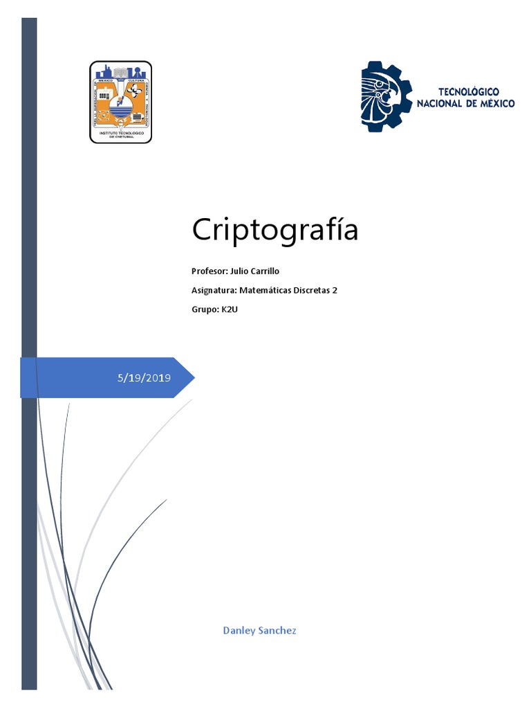 Criptografia | PDF | Clave (criptografía) | Criptografía