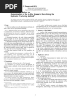 Standard Operation For Packer Test | PDF | Hydrogeology | Pressure