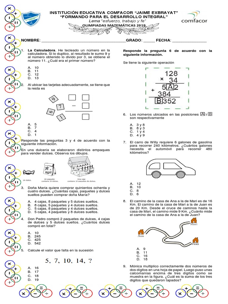 Olimpiadas Matemáticas Pdf Enseñanza De Matemática