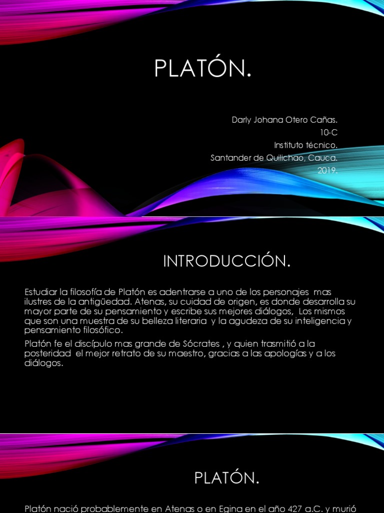 Filosofía y Obras de Platón | PDF | Platón | Sócrates