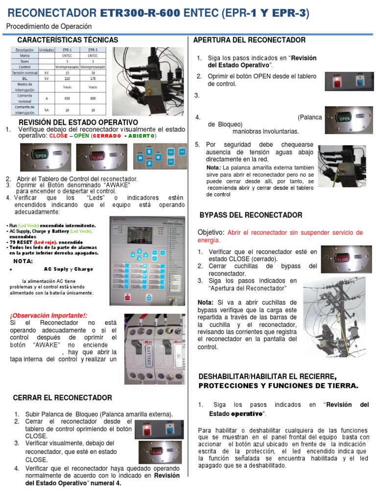 Operación Etr300-R-600 | PDF | Diodo emisor de luz