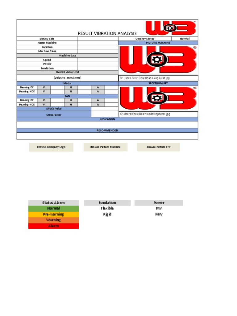 Result Vibration Analysis: Picture Machine | PDF