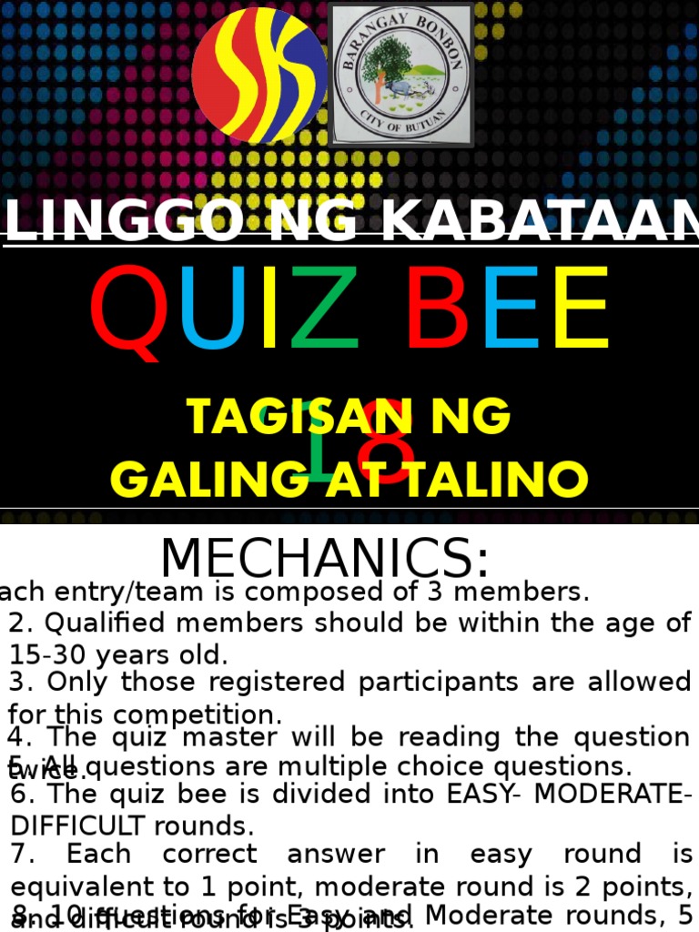 Quiz Bee | PDF | Nature