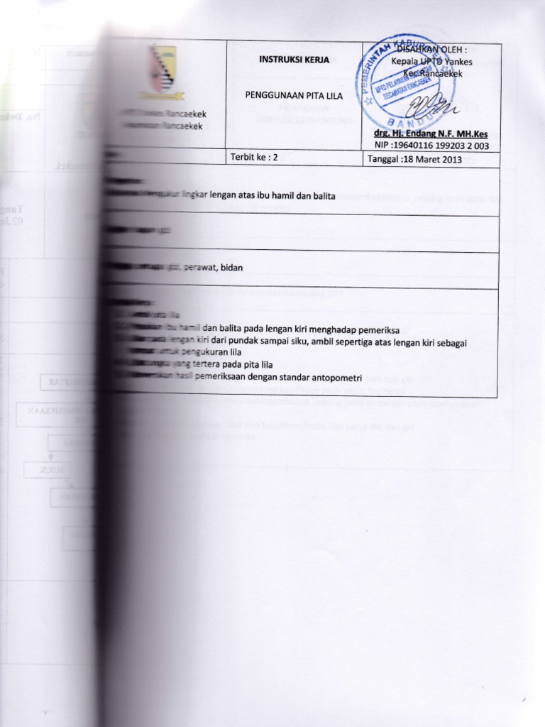 Prosedur Penggunaan Pita Lila PDF | PDF