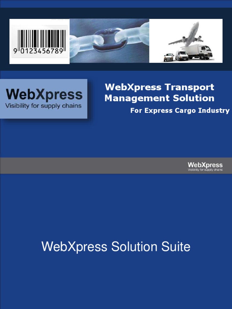WebXpress Solutions TMS Express Cargo | PDF | Android (Operating System) | Debits And Credits