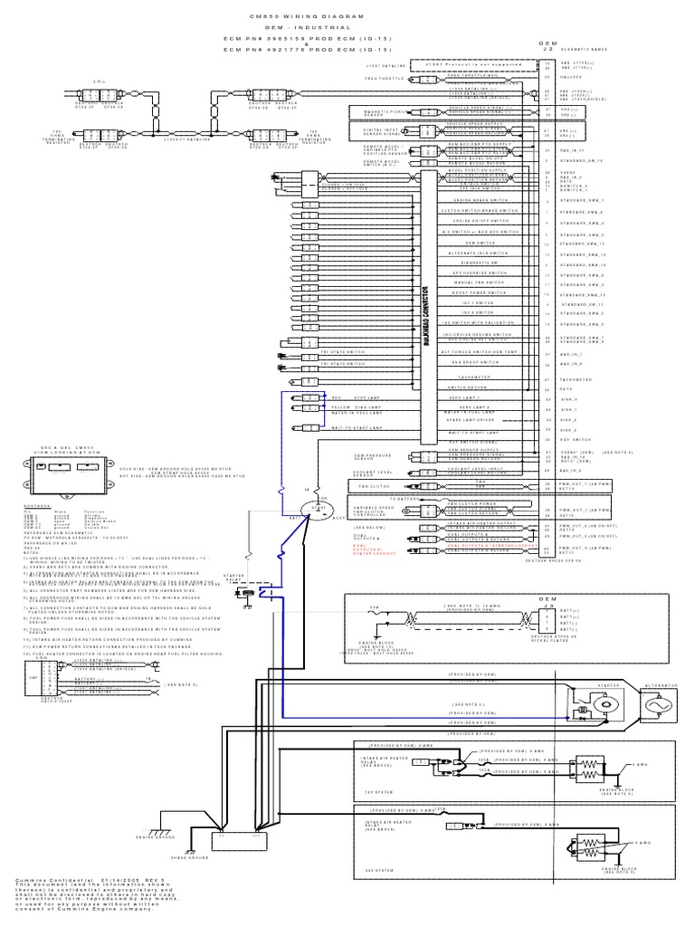 QSB6.7C Wiring Diagram | Download Free PDF | Motor Vehicle | Mechanical ...