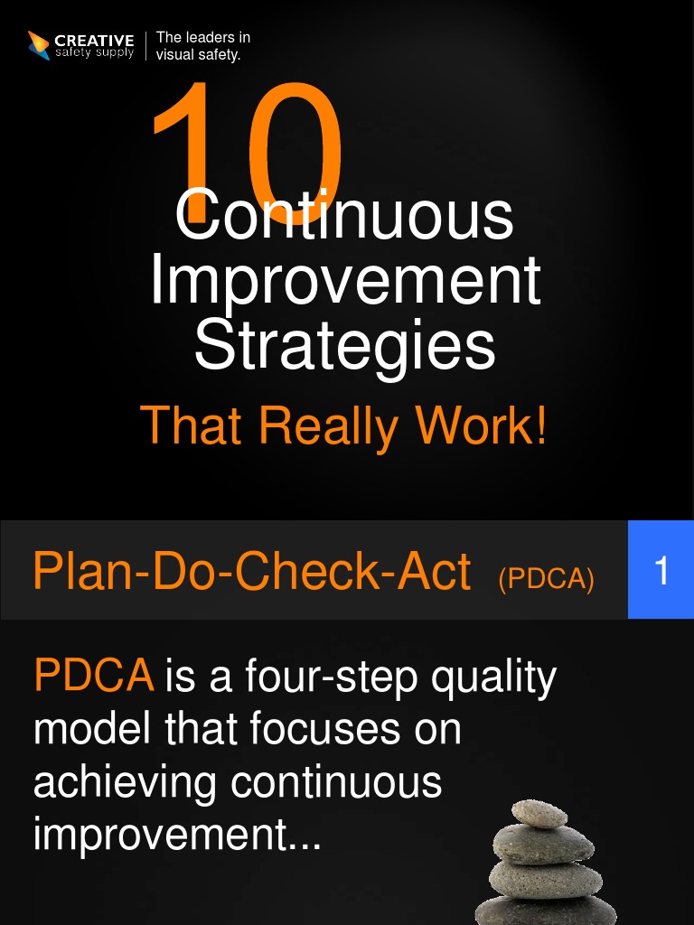 Continuous Improvement Strategies Guide | PDF | Lean Manufacturing ...