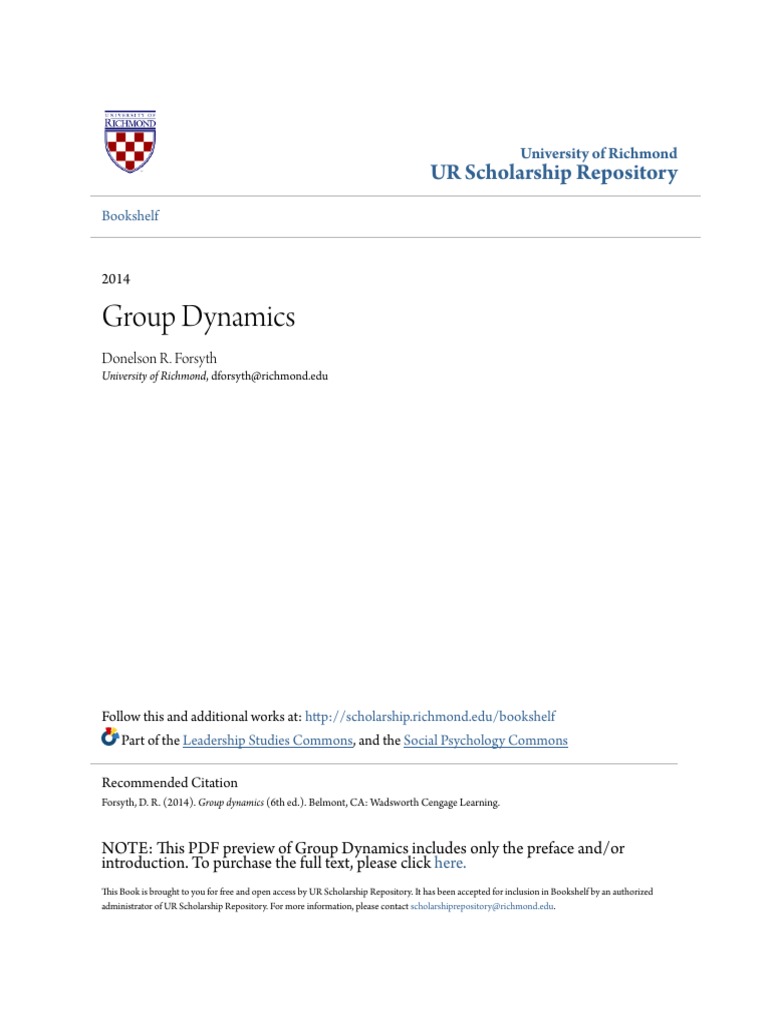 Group Dynamics | PDF