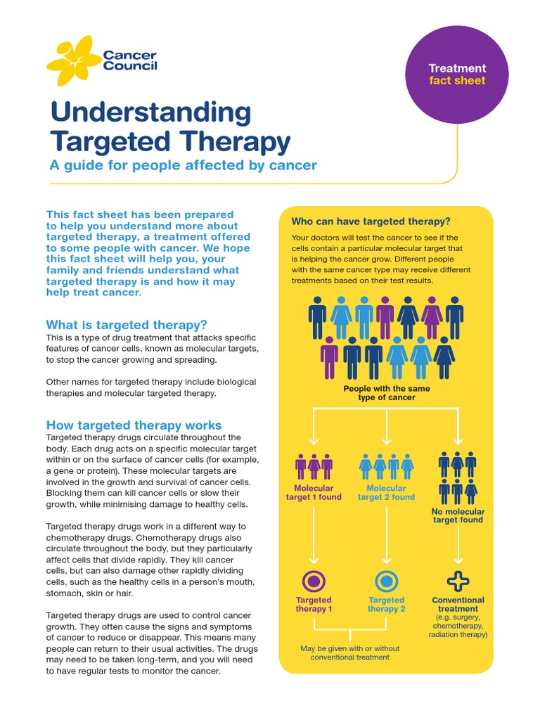 Understanding Targeted Therapy Fact Sheet June 2018 | PDF | Adverse ...