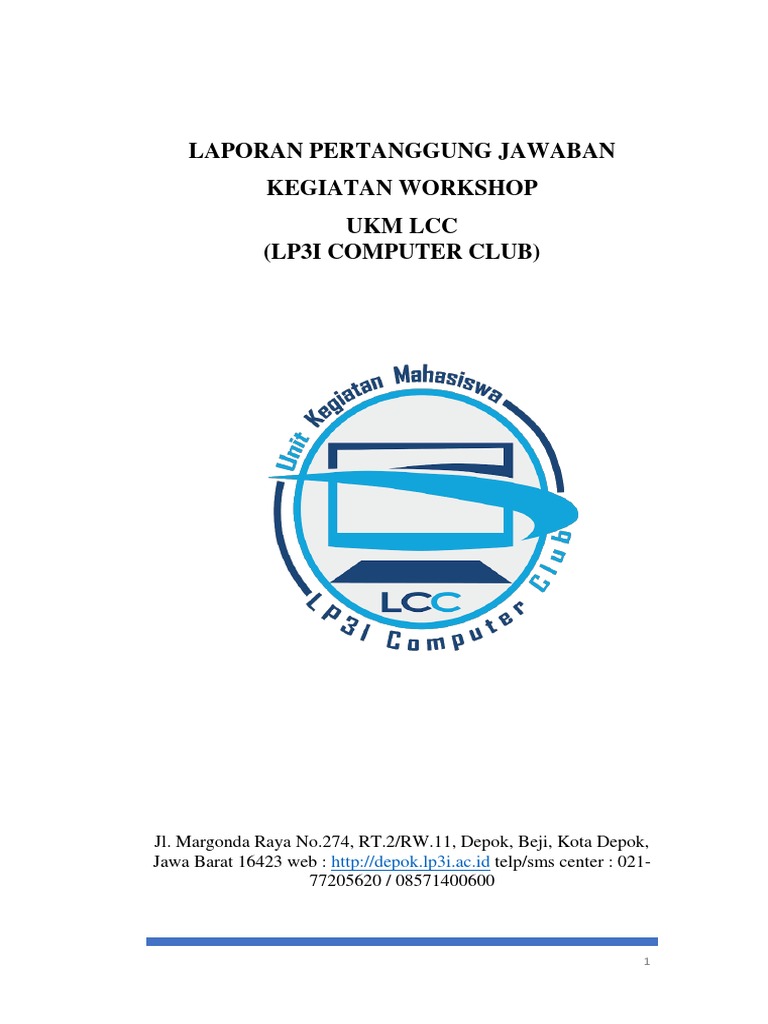 LPJ Workshop Design Grafis Corel Draw | PDF