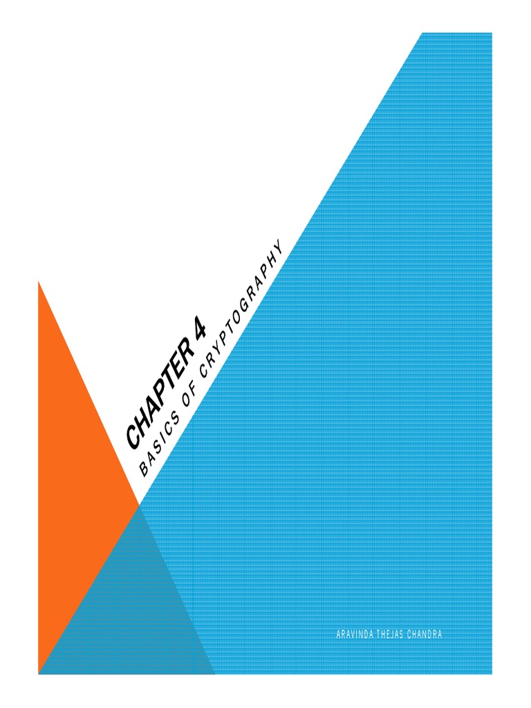 Chapter 4 | PDF | Cipher | Cryptography