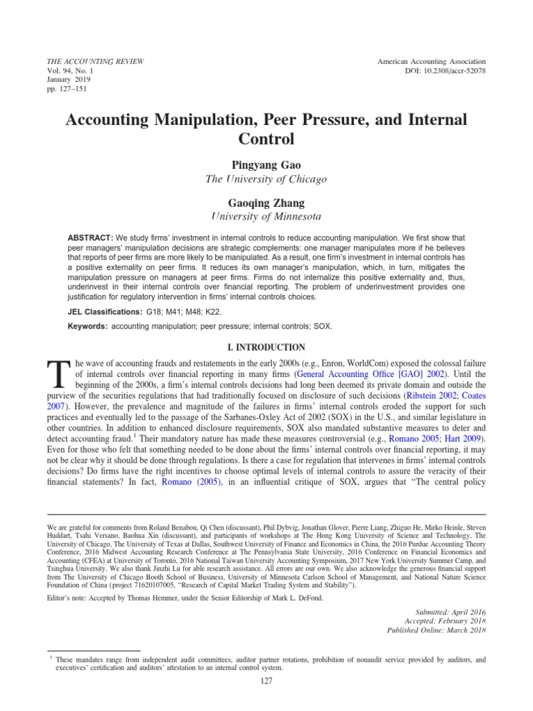 Control Interno | PDF | Internal Control | Corporate Governance
