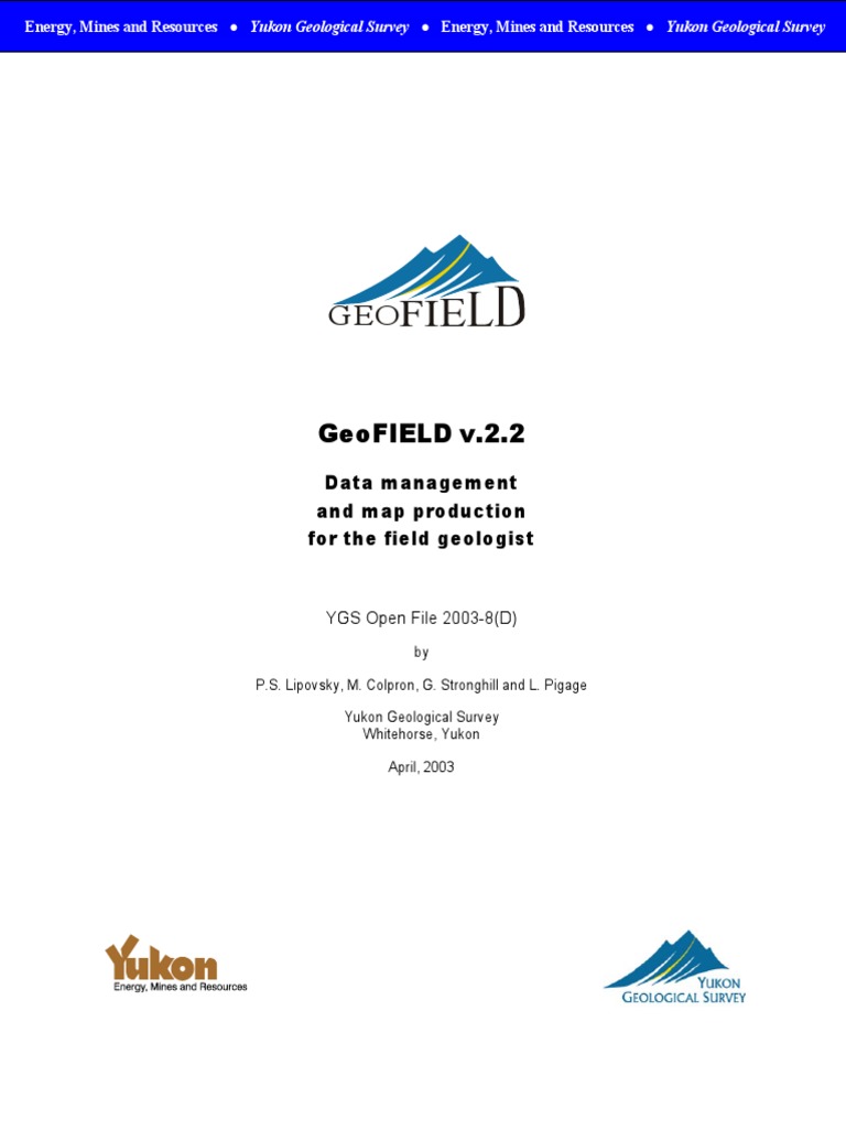Geofield V.2.2: Data Management and Map Production For The Field Geologist | PDF | Microsoft ...