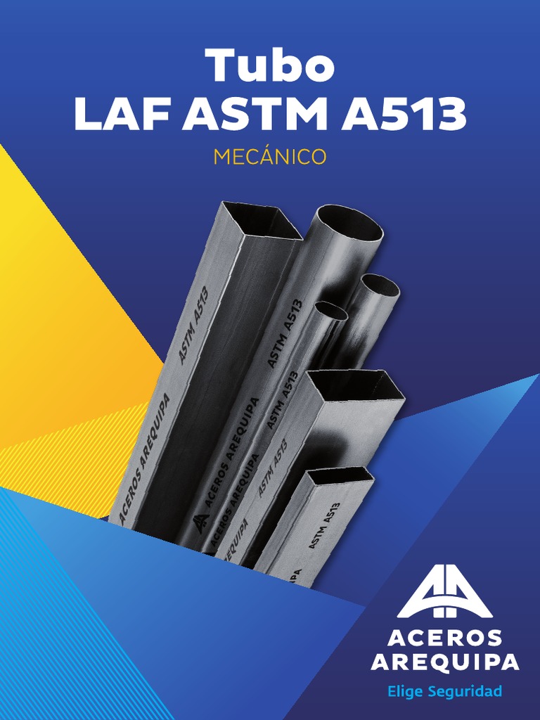 Hoja Técnica Tubos LAF ASTM A513 (Uso Mecánico) | PDF