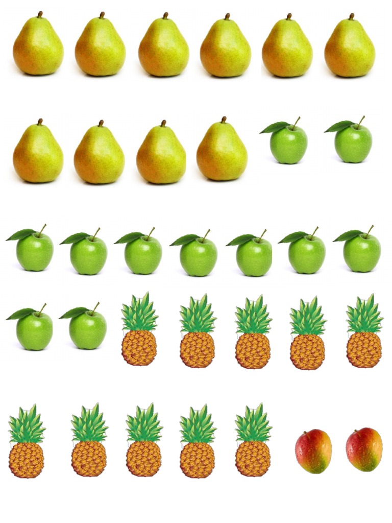 Frutas Matemáticas Primer Grado | PDF