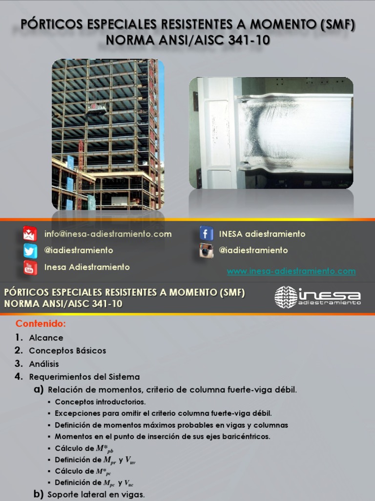 Guia de Diseño SMF (Aisc 341-10) PDF | PDF | Pandeo | Física Aplicada e ...