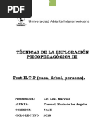 Informe e Interpretación Del HTP EJEMPLO | PDF | Arboles | Temor