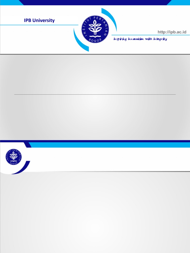 IPB University Presentation Template | PDF | Art
