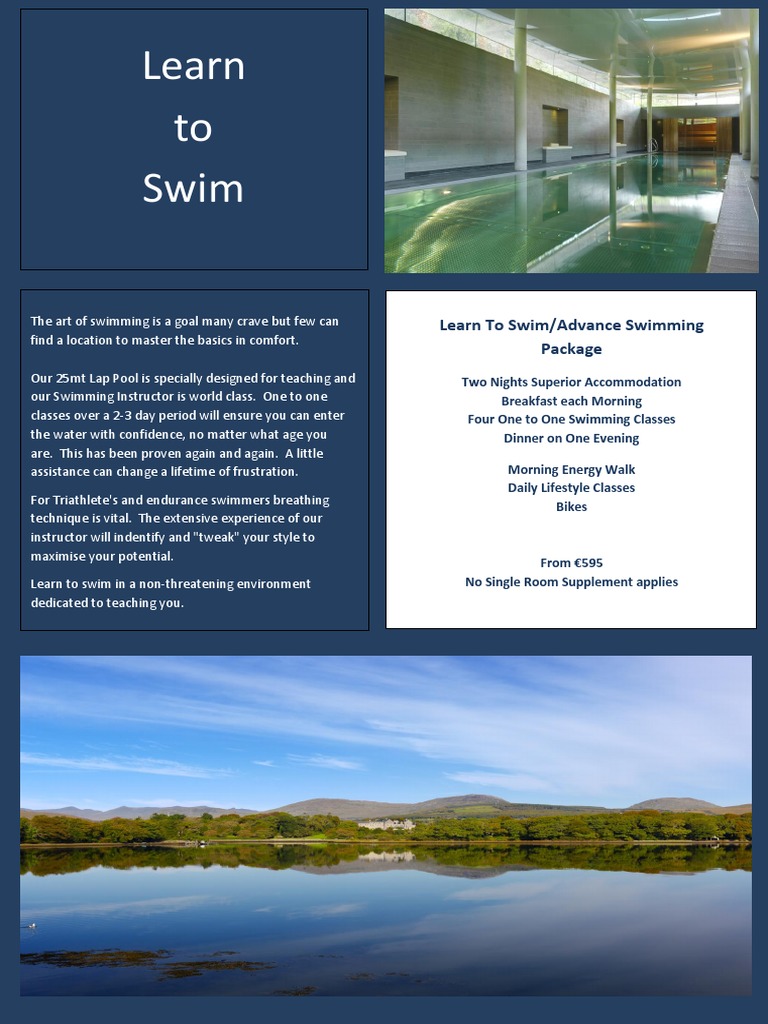 Learn To Swim/Advance Swimming Package | PDF | Wellness
