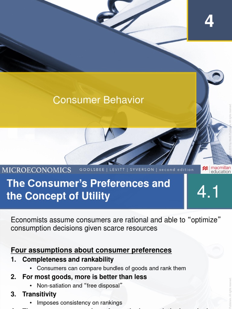 Consumer Behavior Microeconomic Theory | PDF | Utility | Economic Theories