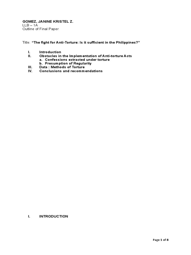 Anti Torture Act RA 9745 | PDF | Torture | Detention (Imprisonment)