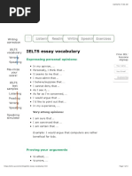 IELTS Writing Task 2 All Vocabulary | PDF | Essays | Poverty