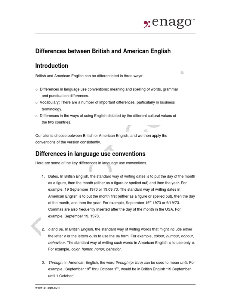 BrE AmE | PDF | Linguistics | Grammar