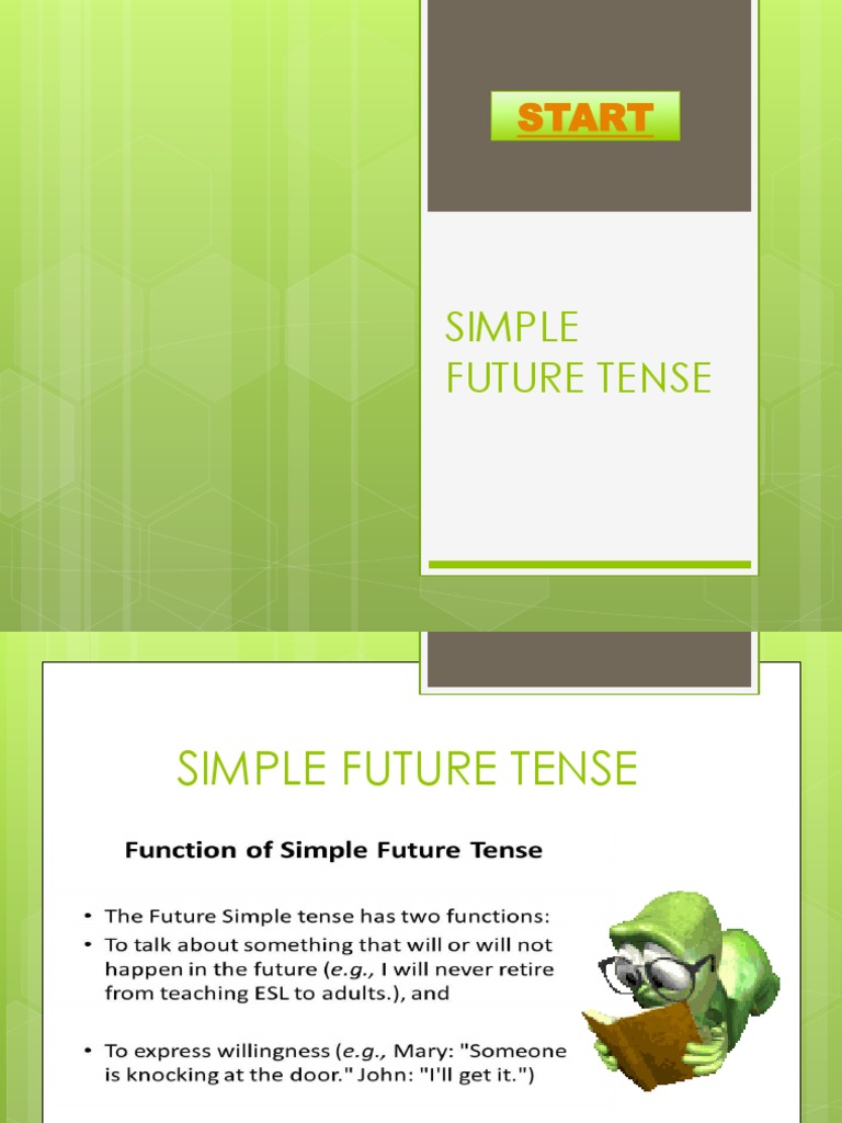 Simple Future Tense Explained | PDF