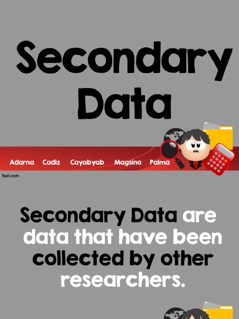 Secondary Data Analysis | PDF | Data | Data Analysis