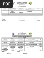 Class Program - S.Y. 2024-2025 Grade 1 | PDF | Behavior Modification | Learning