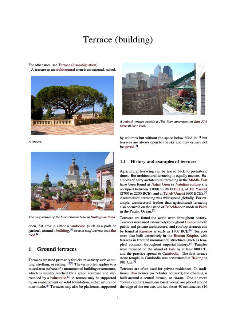 Terrace (Building) | PDF | Architectural Design | Architecture