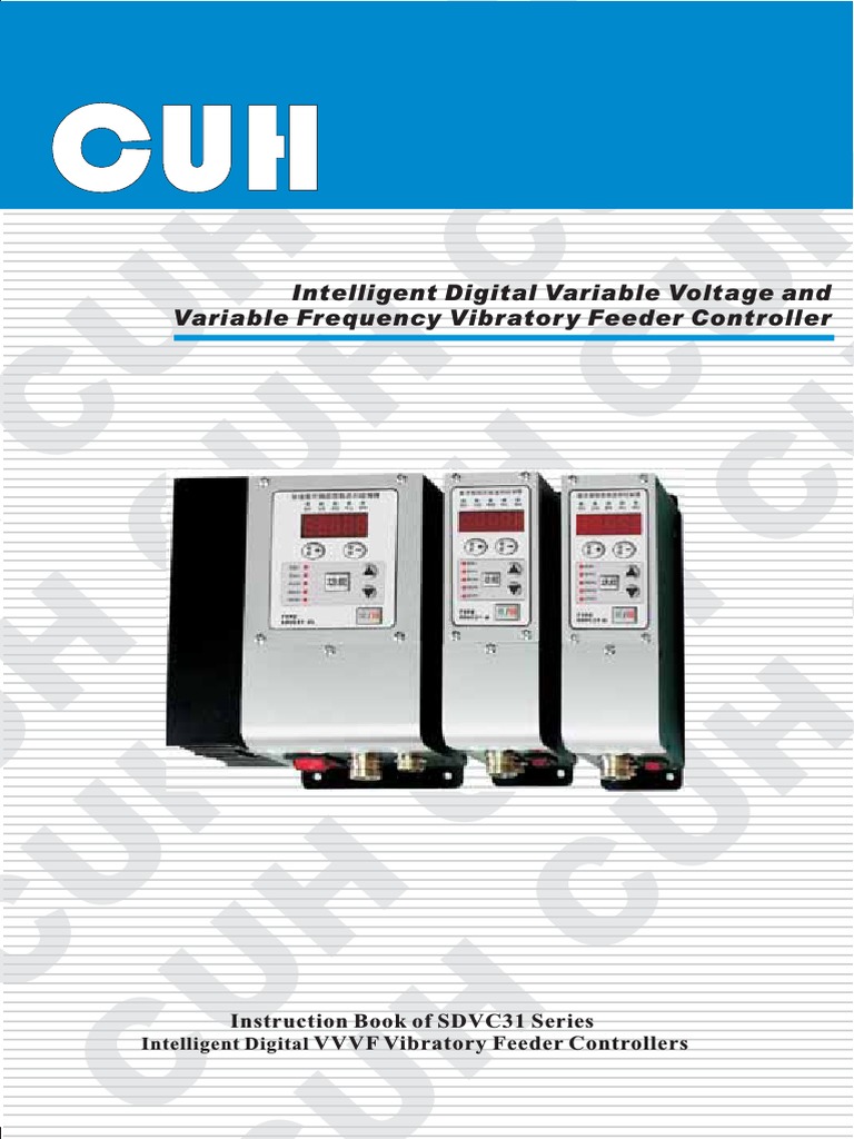 Cuh Make Vibrator Controller SDVC 31 | PDF | Programmable Logic Controller | Sensor