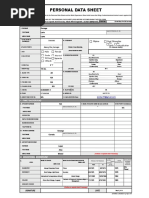 CS Form No. 212 Revised Personal Data Sheet 2023-2024 | PDF | Teachers