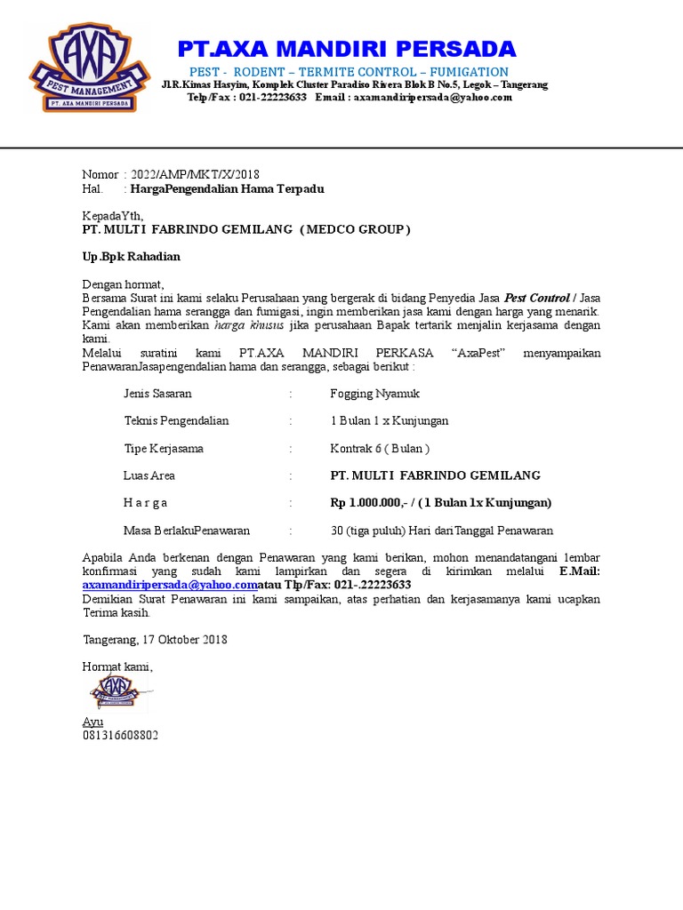 Pt. Multi Fabrindo Gemilang | PDF