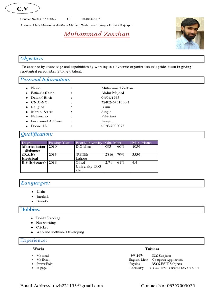 Muhammad Zeshan | PDF