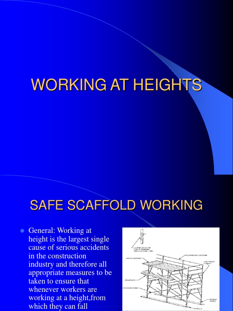 Safety Procedures and Requirements for Working at Heights Using ...