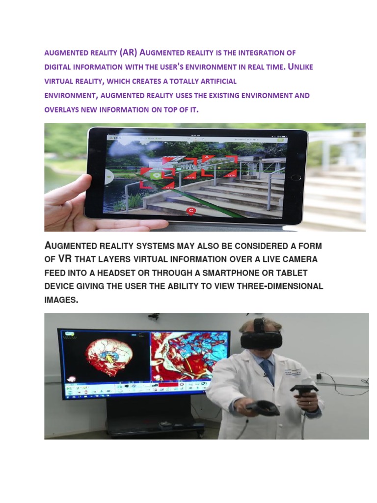 Augmented Reality | PDF | Technology & Engineering