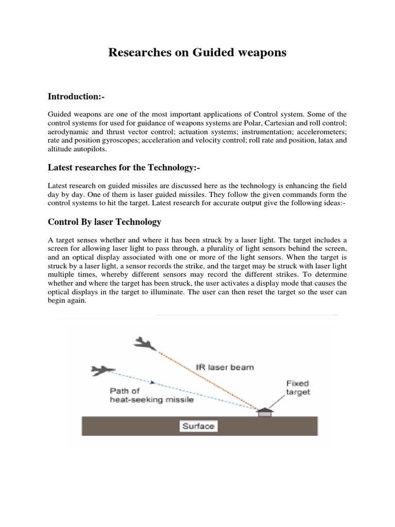 Researches on guided weapons control systems | PDF | Guidance System ...