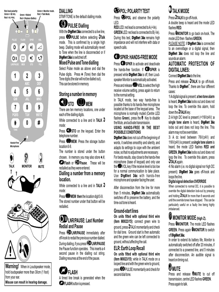 Manual Micro | PDF | Telephony | Electricity