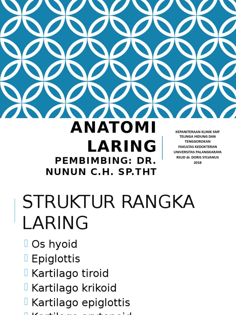 Anatomi Laring A | PDF