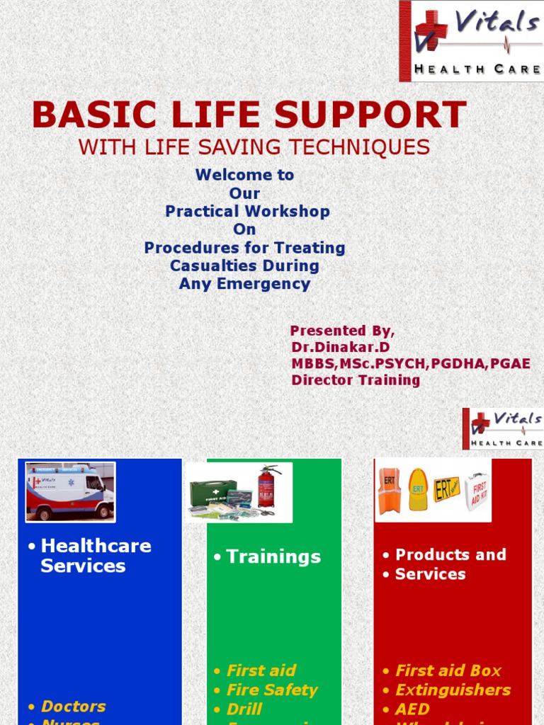 Basic Life Support: With Life Saving Techniques | PDF | Cardiopulmonary ...