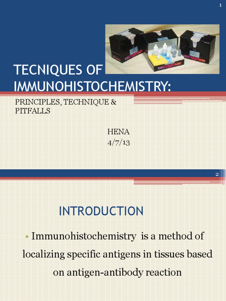 Ihc Techniques | PDF | Immunohistochemistry | Polyclonal B Cell Response