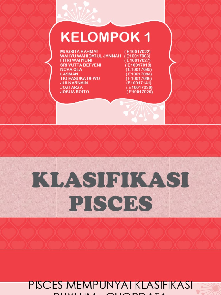 Klasifikasi Pisces | PDF