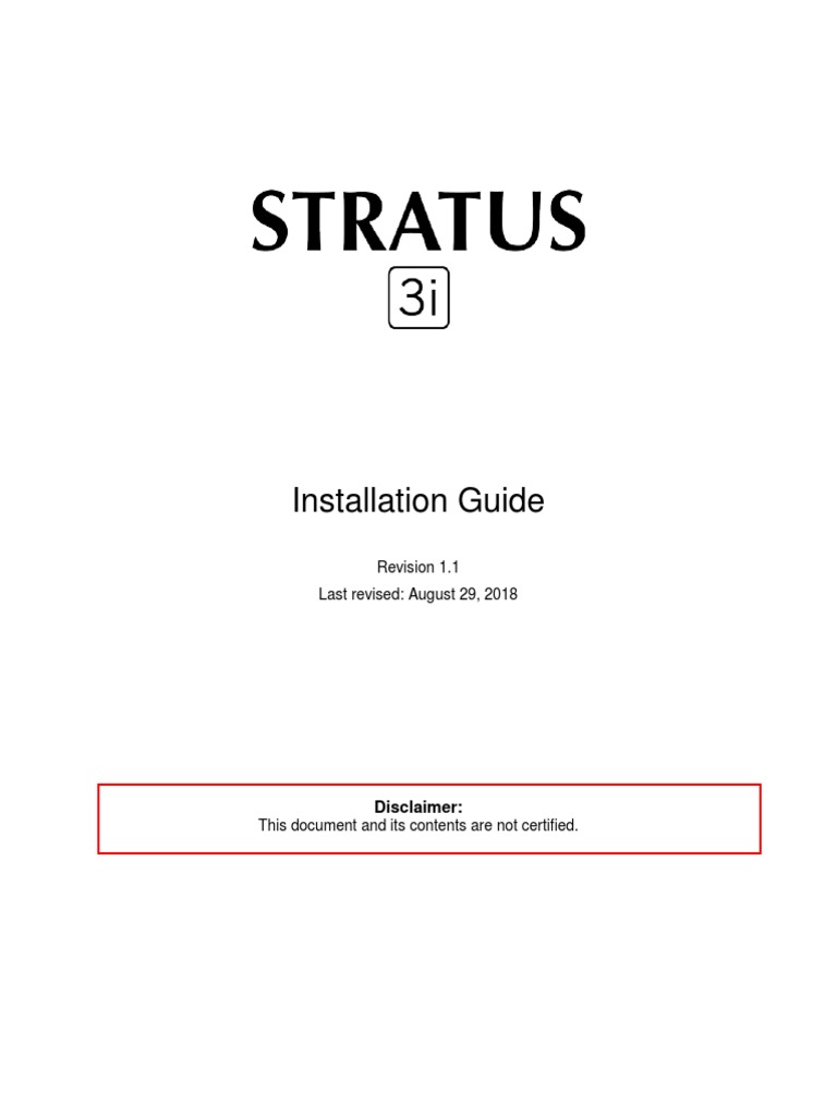 Stratus 3i Installation Guide | PDF | Electrical Connector | Electronics