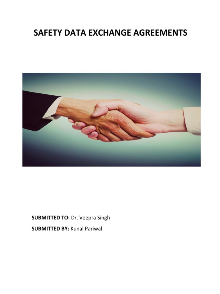 Safety Data Exchange Agreements | PDF | Pharmacovigilance | Clinical Trial
