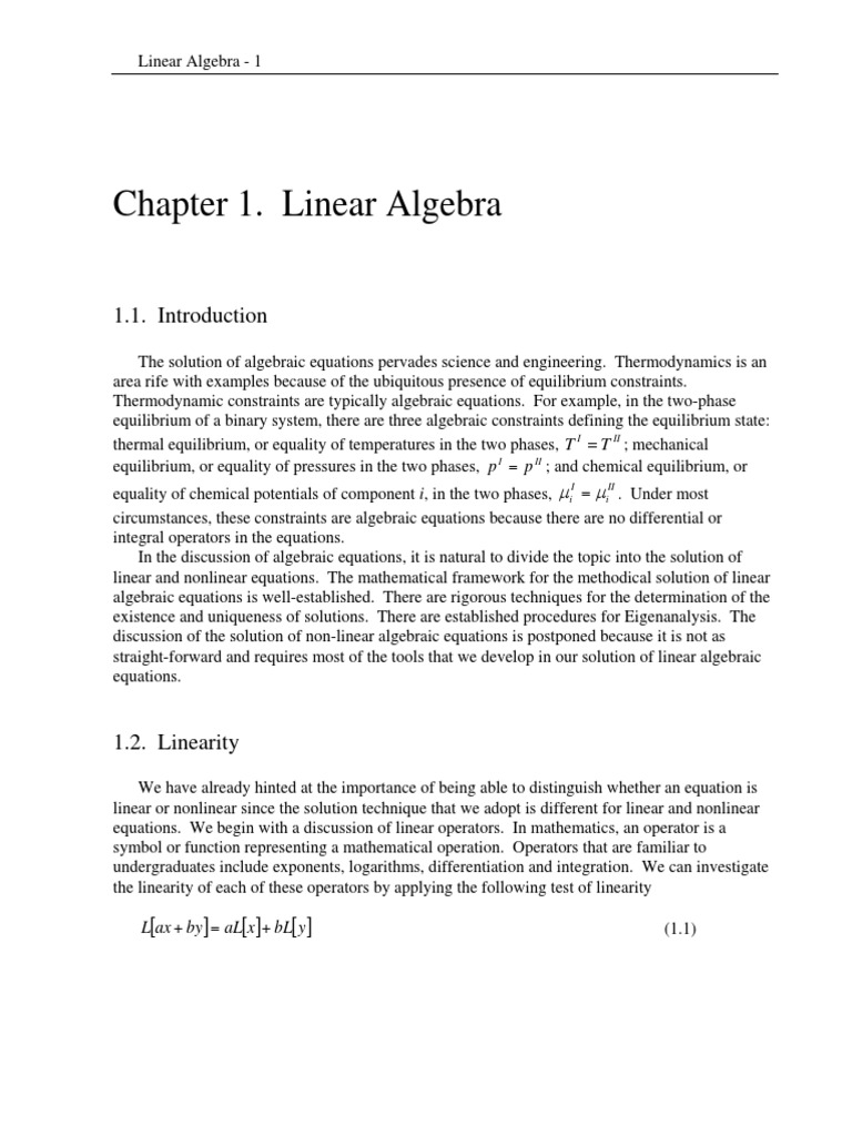 Intronumericalrecipes v01 Chapter01 Linalg | PDF | Eigenvalues And Eigenvectors | Matrix ...