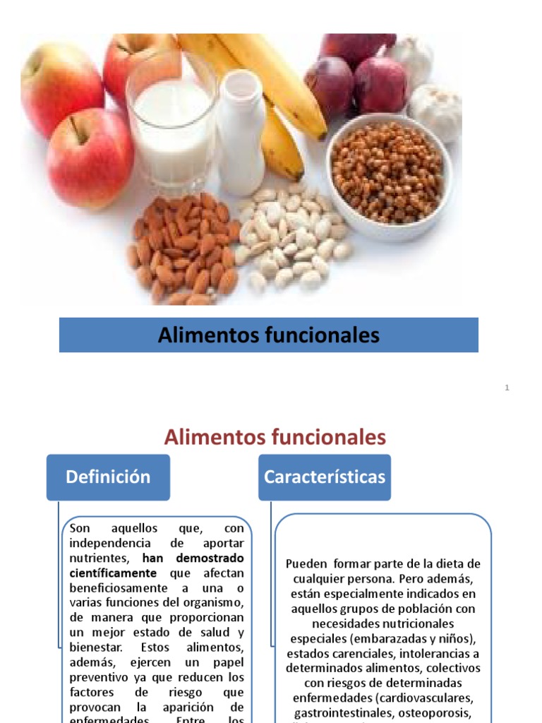 Alimentos Funcionales1 | Descargar gratis PDF | Comida funcional | Antioxidante